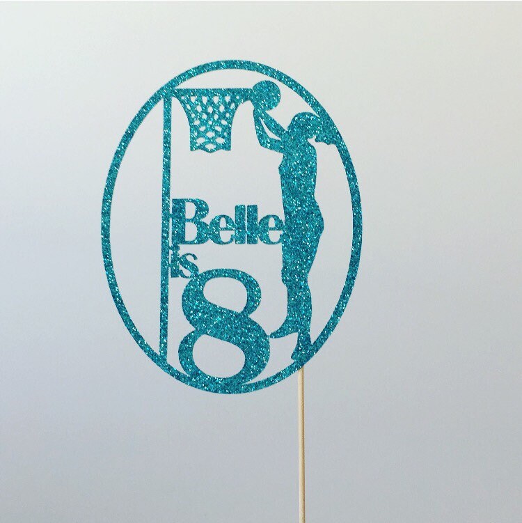 Personalised Netball Cake Topper Custom Birthday Add Any Name | Etsy