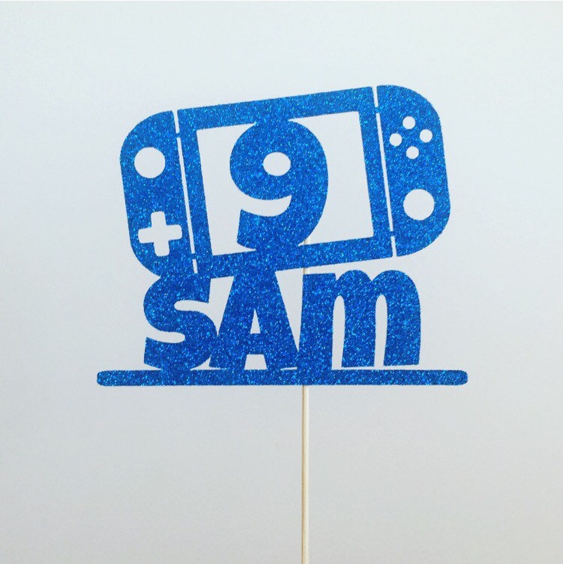 Personalised Gamer Nintendo Switch PS4 Controller Cake Topper - Etsy UK