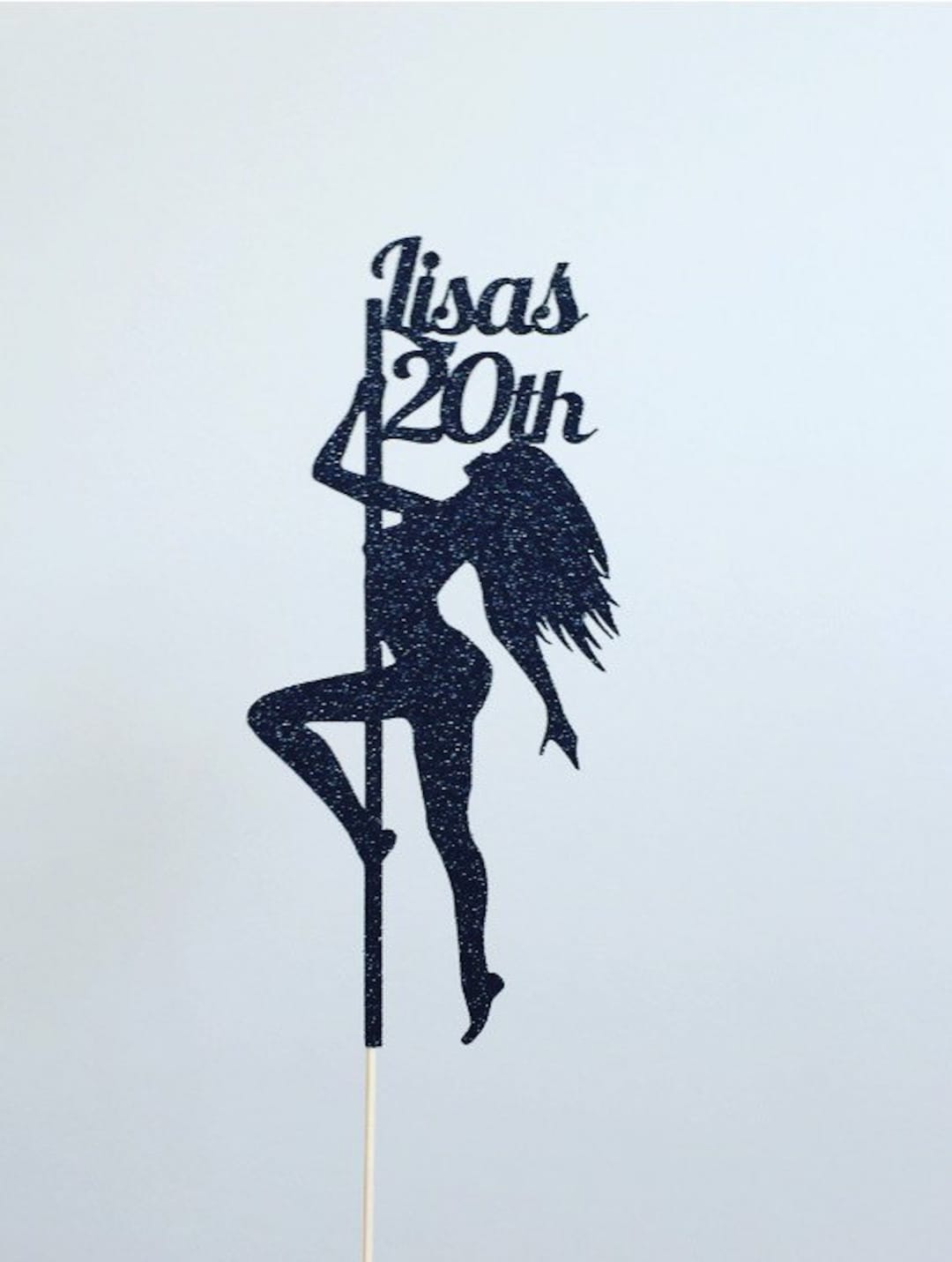 Personalised Pole Dancer Stripper Cake Topper Birthday Add Any - Etsy ...