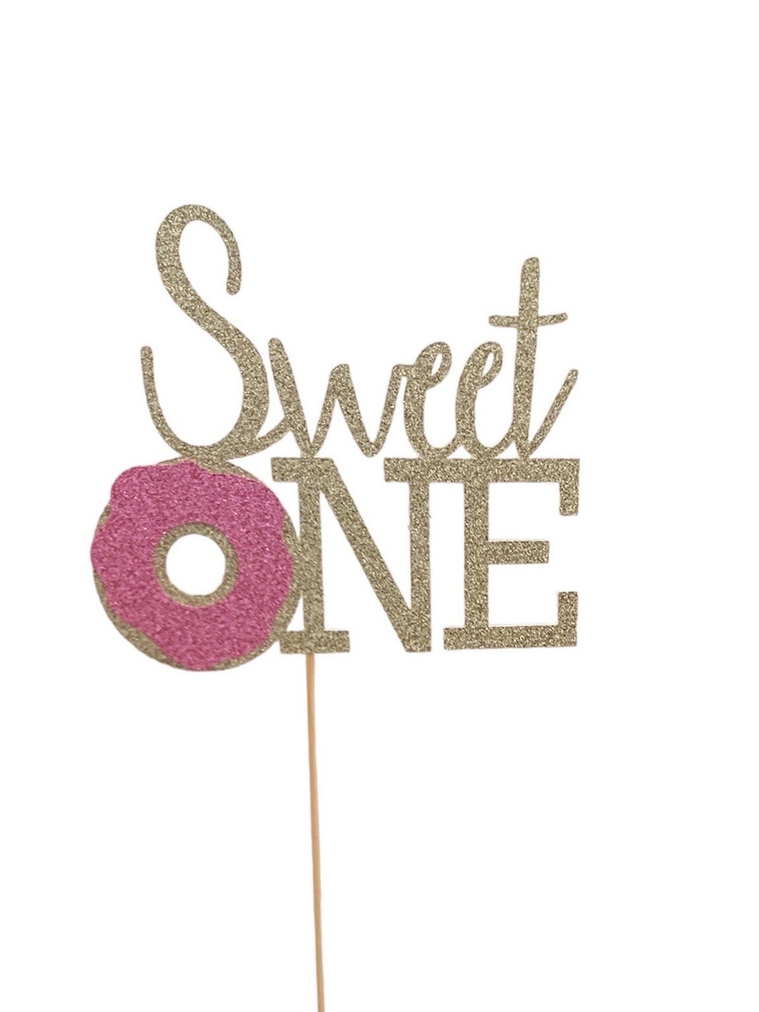 Sweet One Cake Topper Birthday.personalise Your Colours. 20+ Colours ...