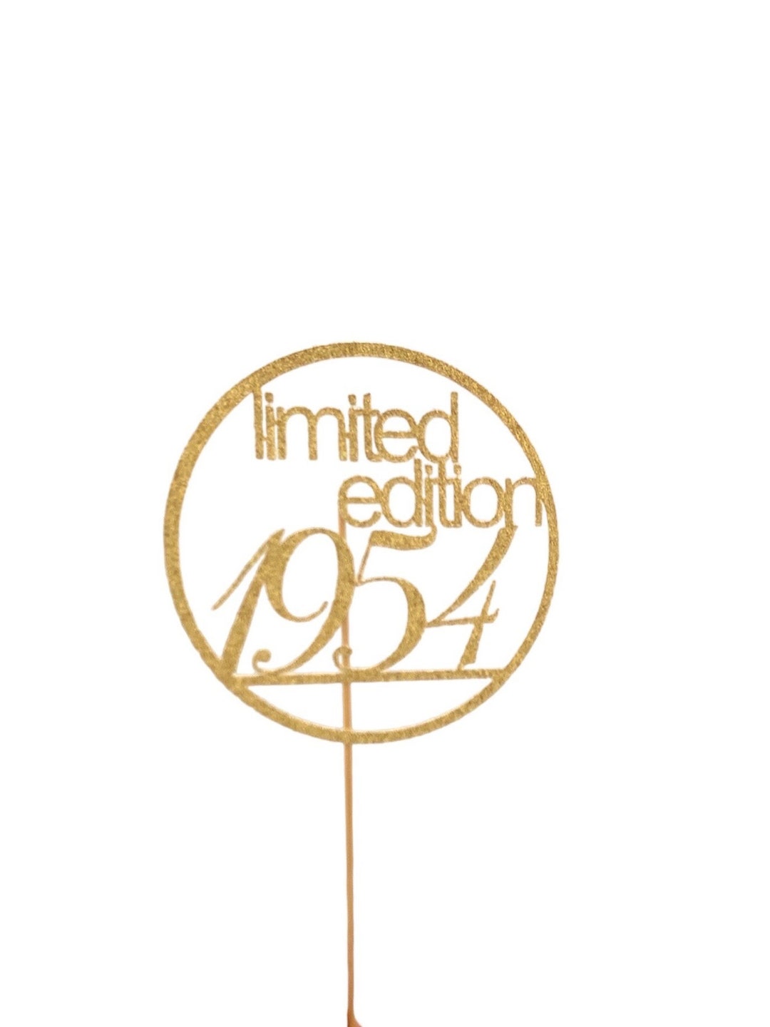 Limited Edition 1954 Cake Topper Custom Birthday Seventy 70 70th Add ...