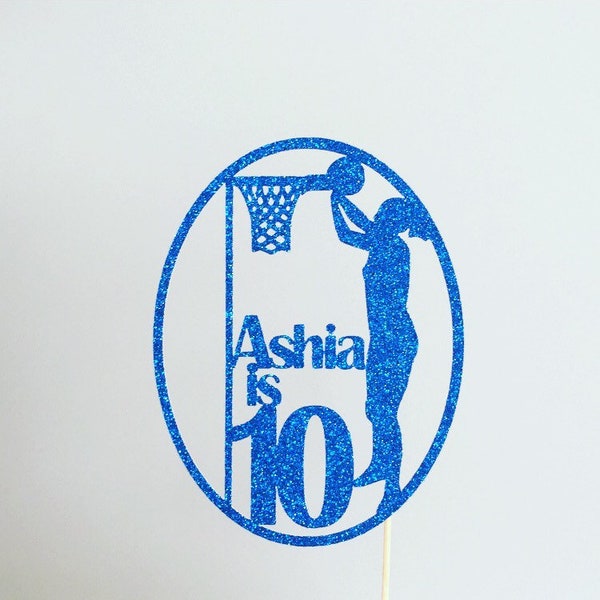 Netball Cake Topper - Etsy Australia