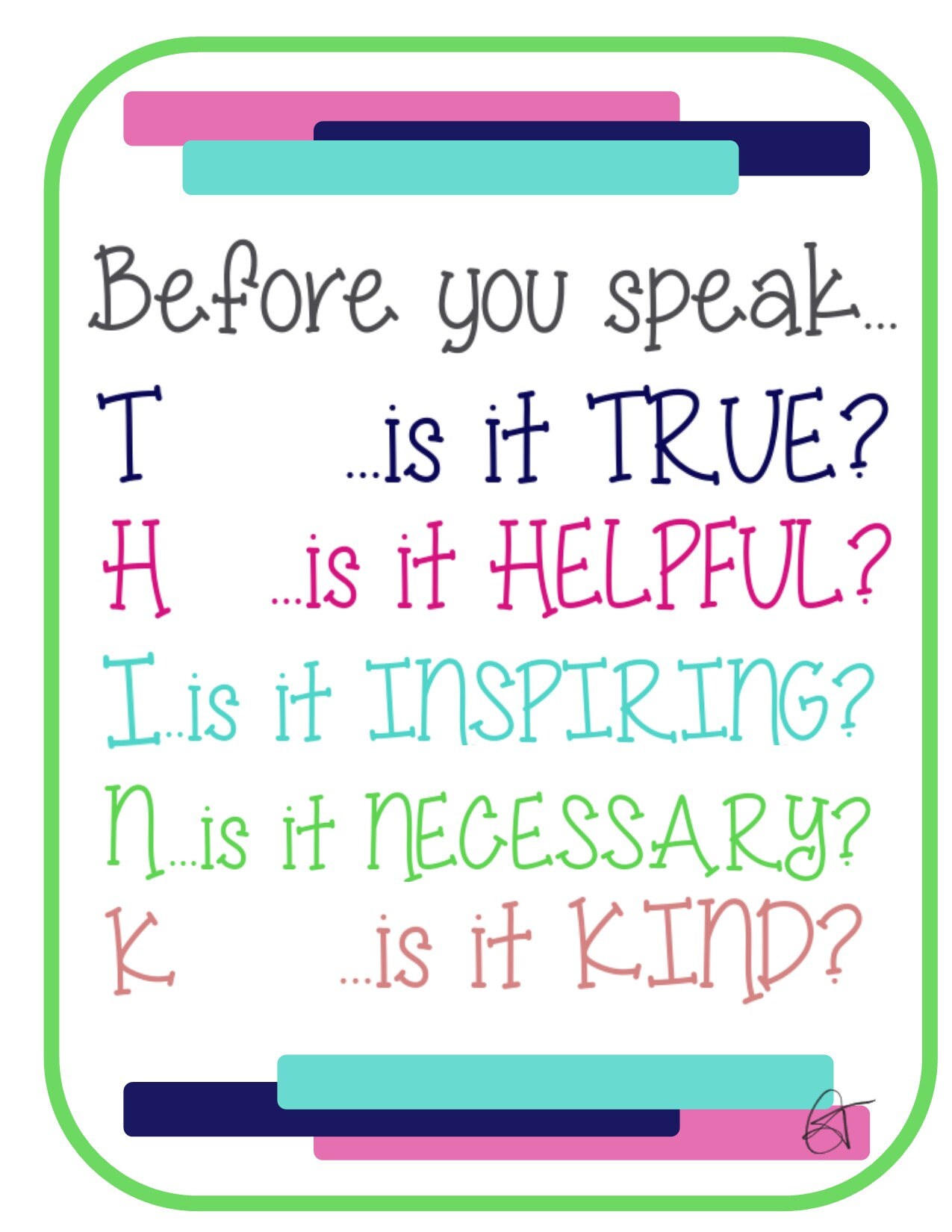 Stop think choose poster - Etsy México