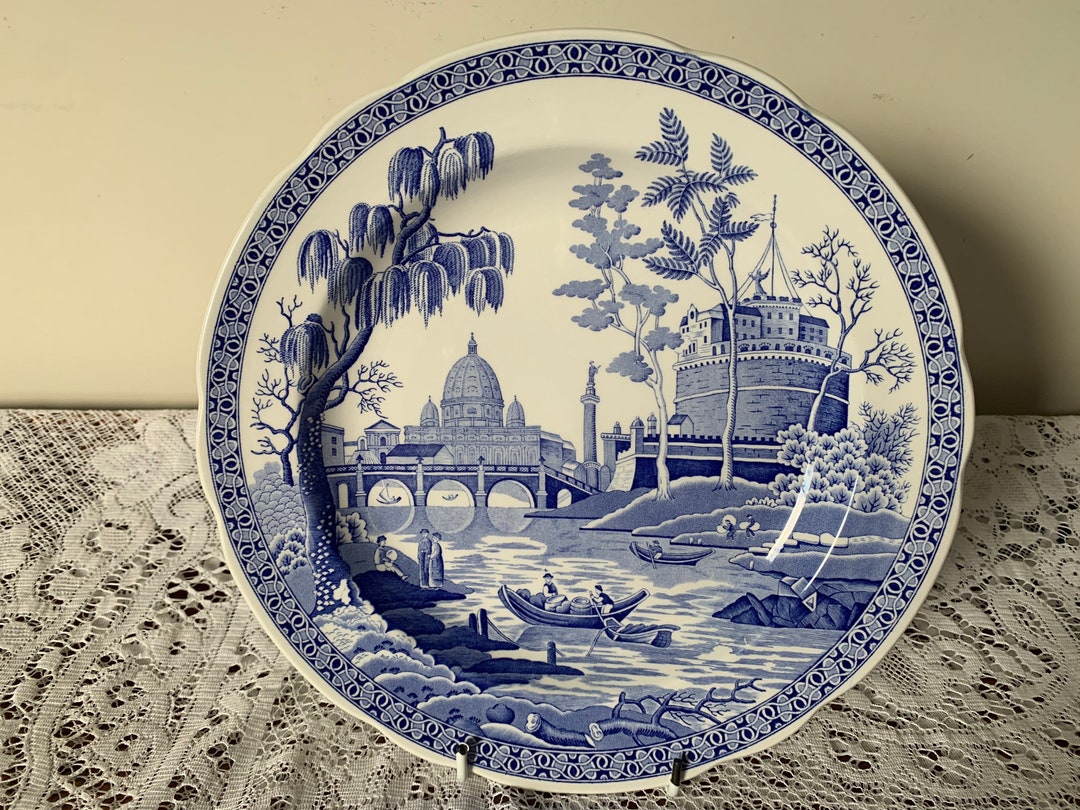 Spode Blue Room Collection Rome Plate 10.5 Diameter - Etsy