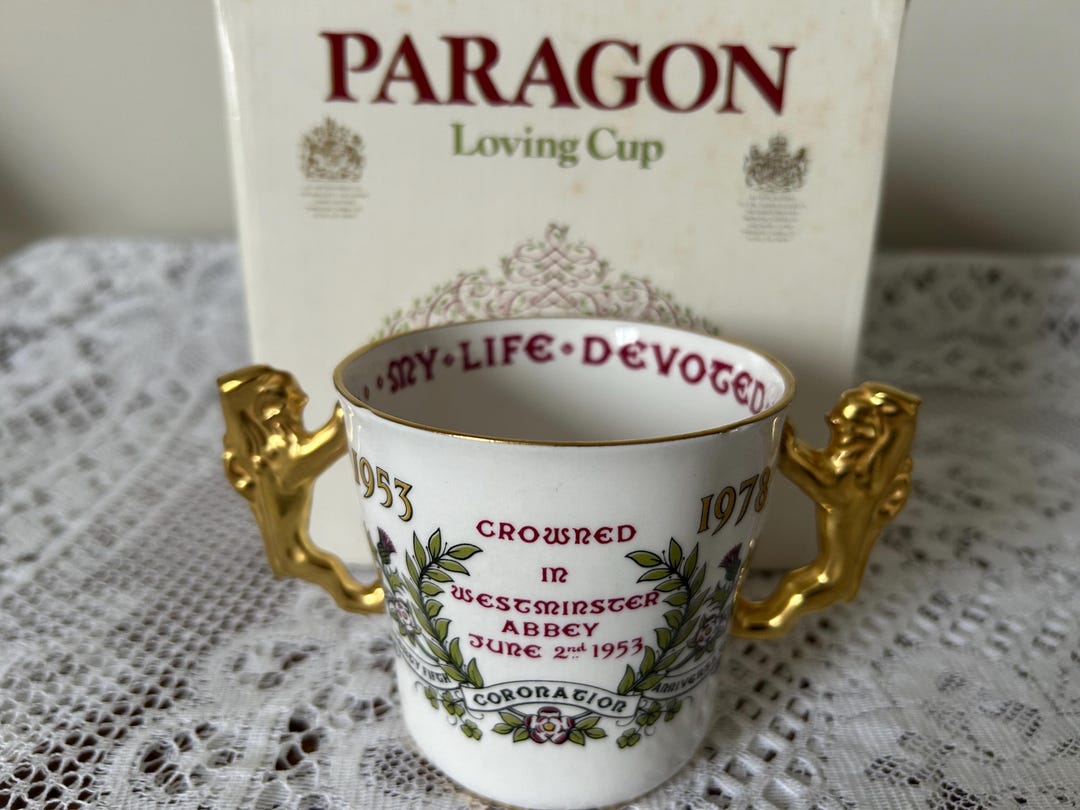 Queen Elizabeth II Silver Jubilee Paragon Loving Cup - Boxed - Etsy