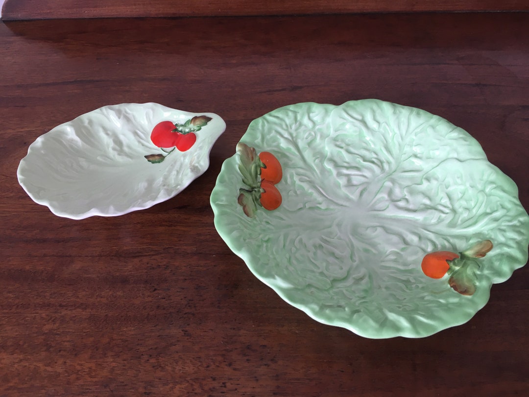 1930s Carlton Ware Leaf Shaped Serving Dishes With Tomato - Etsy