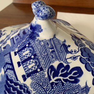 Antique Willow Pattern Wedgwood & Co Serving Dish With Cover - Etsy