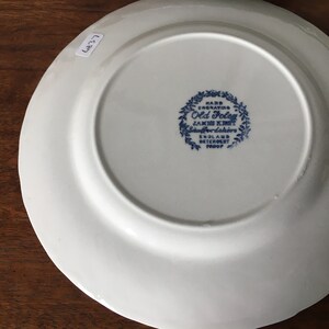 4 Old Foley James Kent Blue and White Tea Plates - Etsy