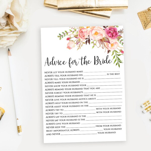 Advice for the Bride - Etsy