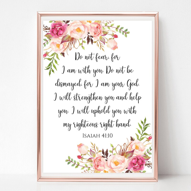 Isaiah 41 10 - Etsy