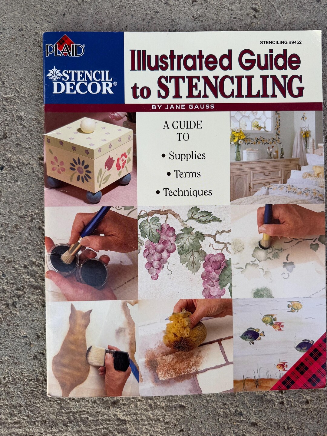 Illustrated Guide to Stencling, Stencling Book, Stenciling How To - Etsy