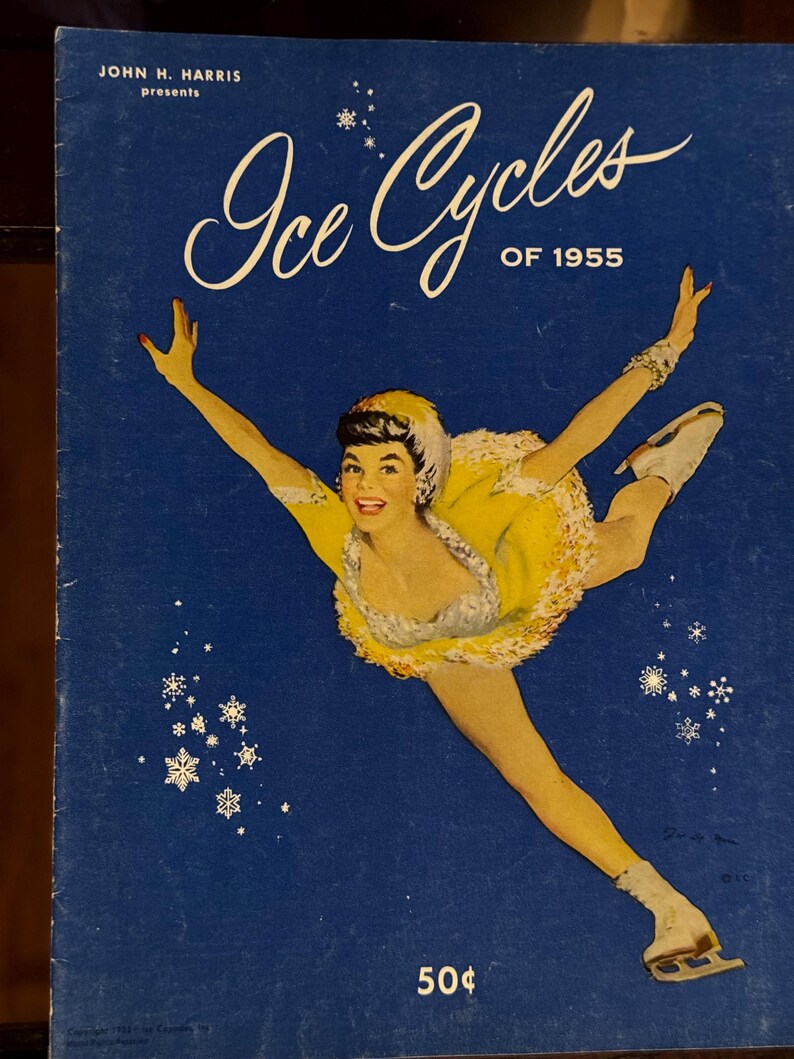 1955 Ice Cycles Program, Vintage Magazine, Vintage Books, 1955 ...