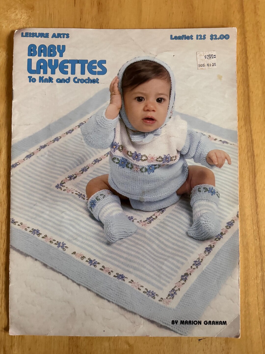 Baby Layettes to Knit and Crochet Patterns, Vintage 1978 Leisure Arts ...