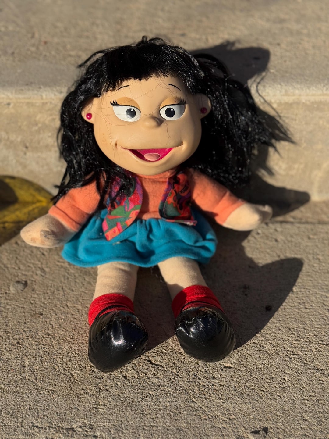 Julie Puzzle Place Doll, 1994 Julie Doll, Vintage Cartoon Doll, 90s ...