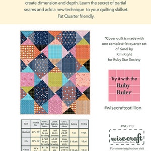 Cotillion Quilt Pattern - Wisecraft - Paper Copy - Etsy