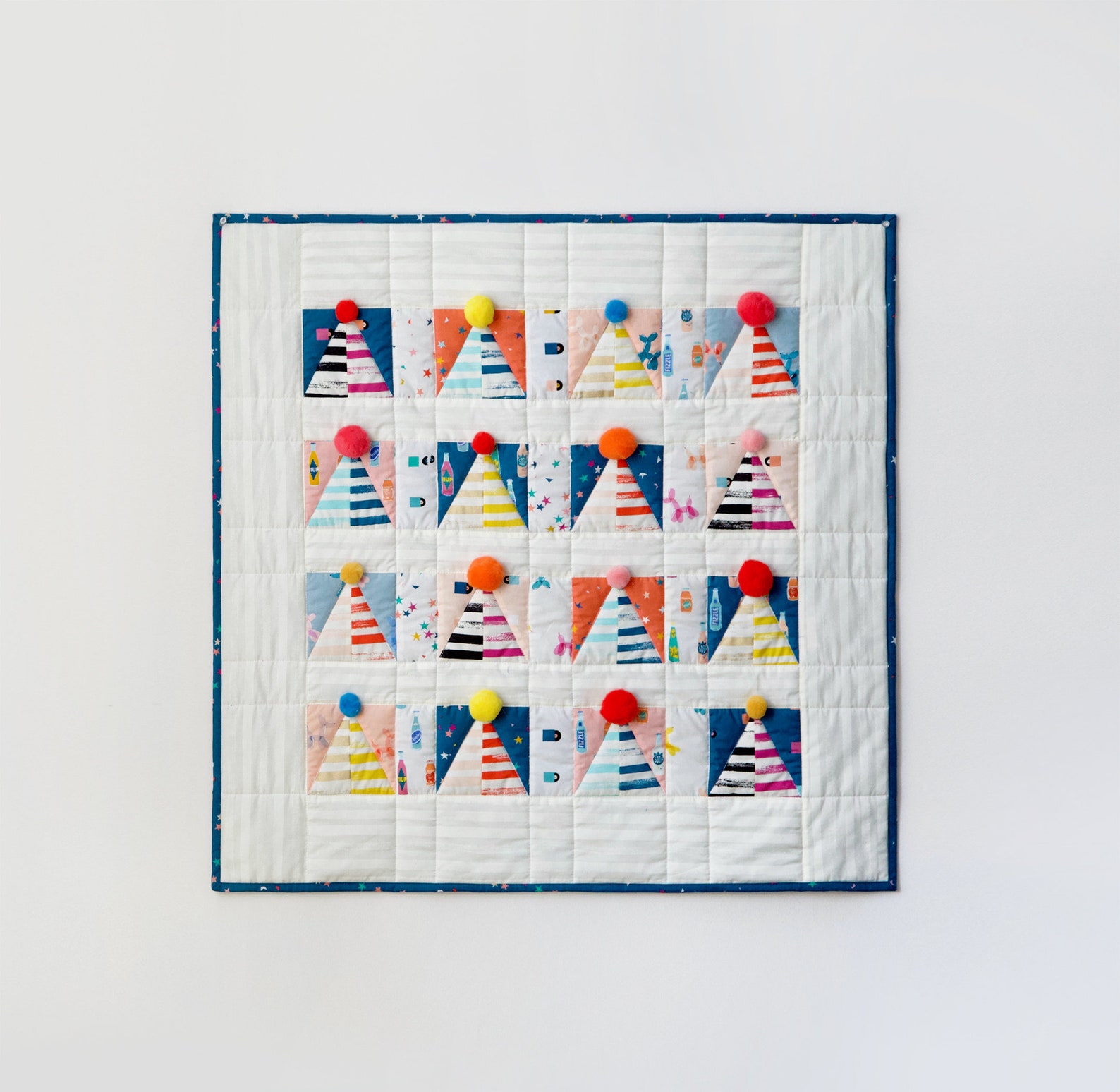 Party Hat Printed Quilt Pattern - Ruby Star Society - Etsy