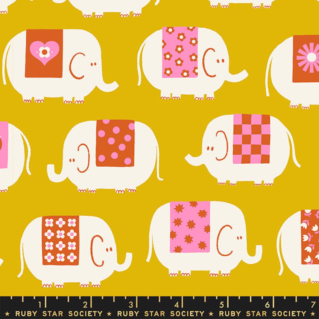 Elephants in Goldenrod From the Picture Book Collection by Kimberly ...