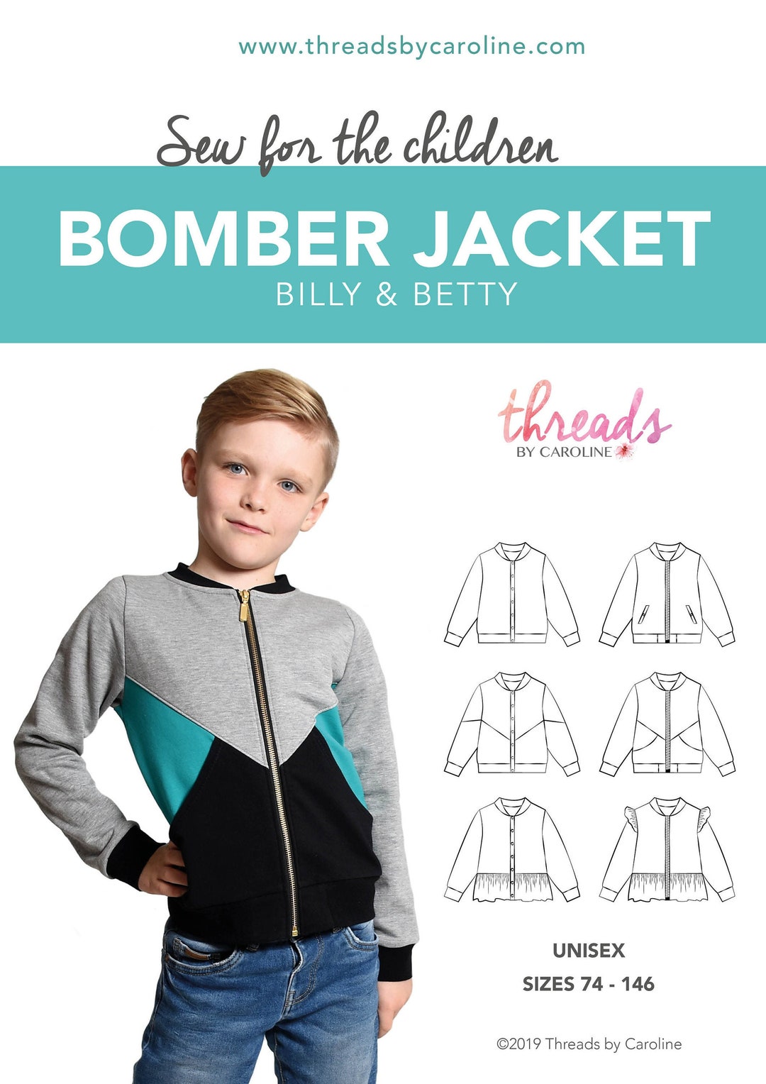 Billy & Betty Bomber Jacket - English - Etsy