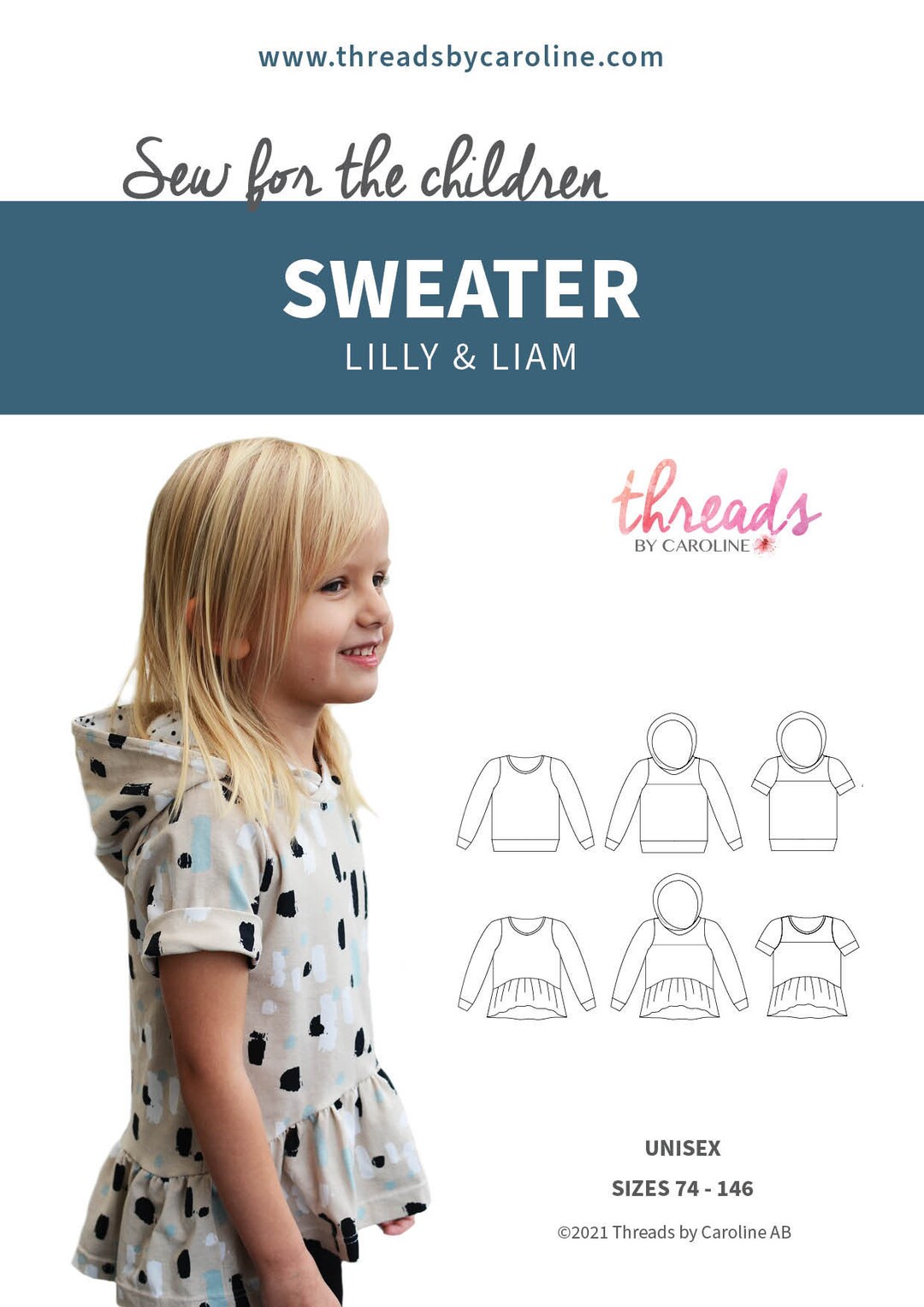 Lilly & Liam Sweater ENGLISH - Etsy