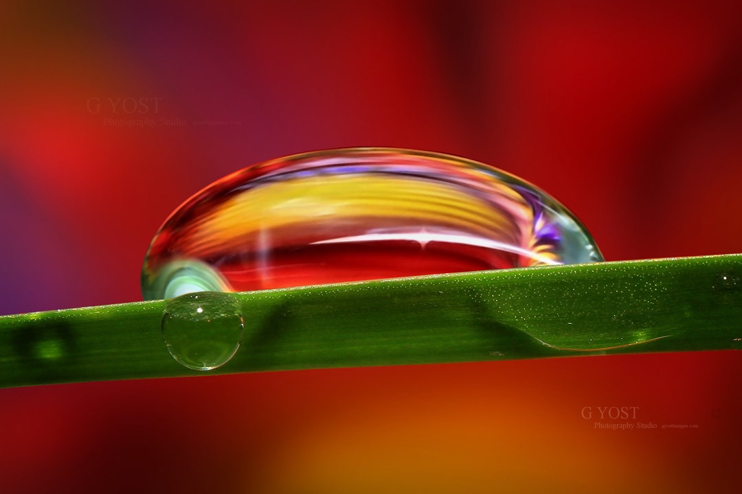 Liquid Fire. Water Drops Digital Download Stock Photography, Royalty ...