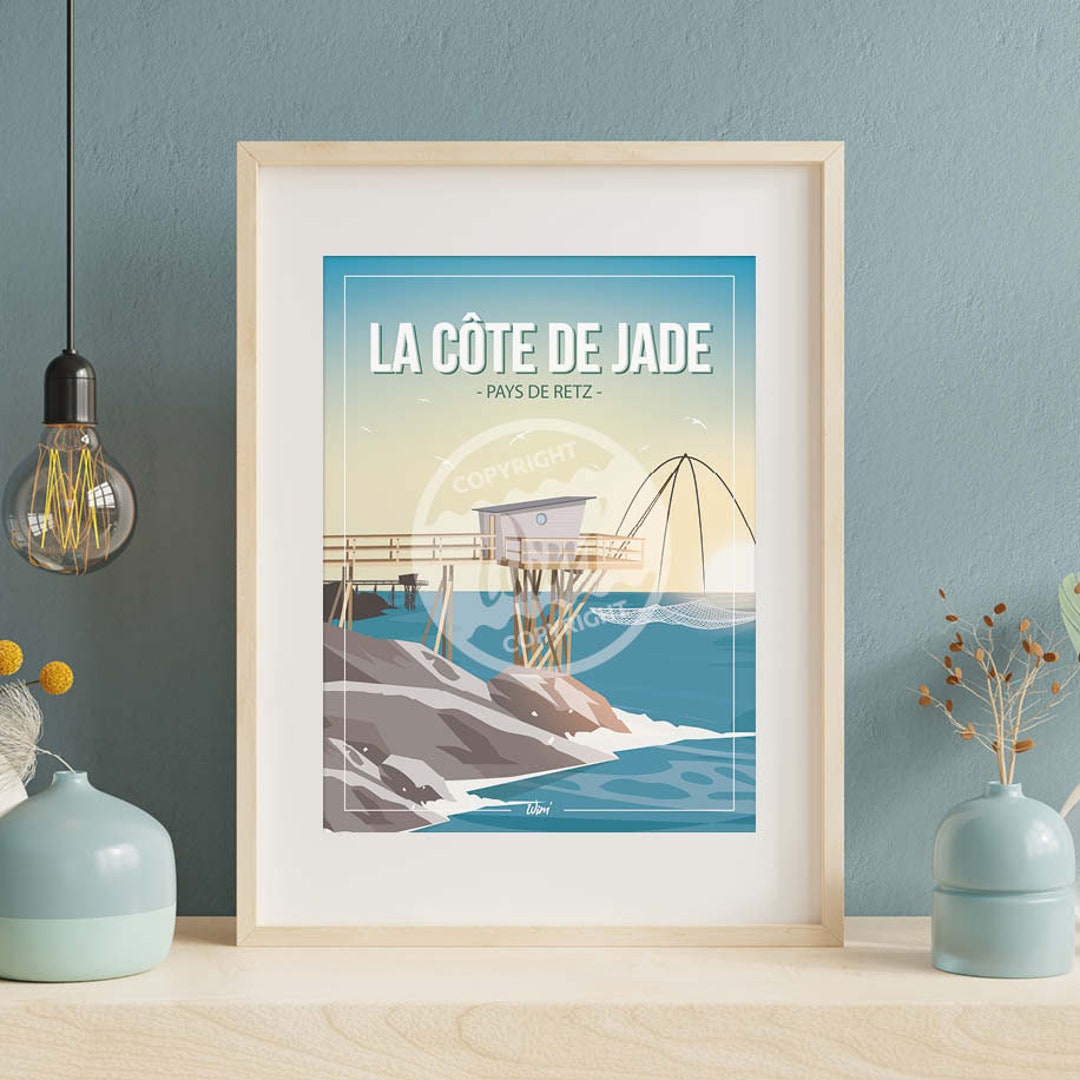 Jade Coast Poster - Etsy