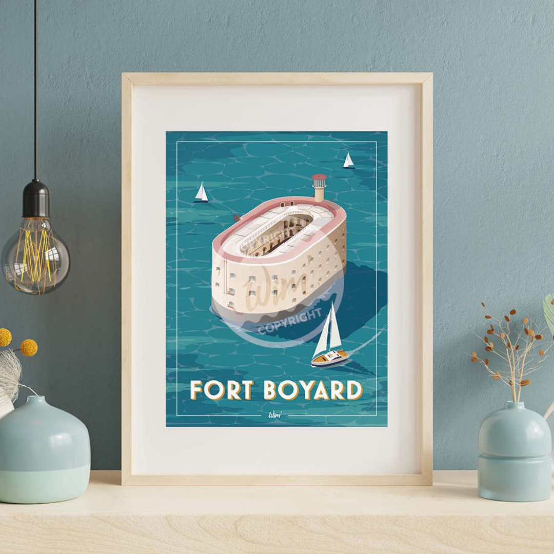 Poster Fort Boyard - Etsy UK