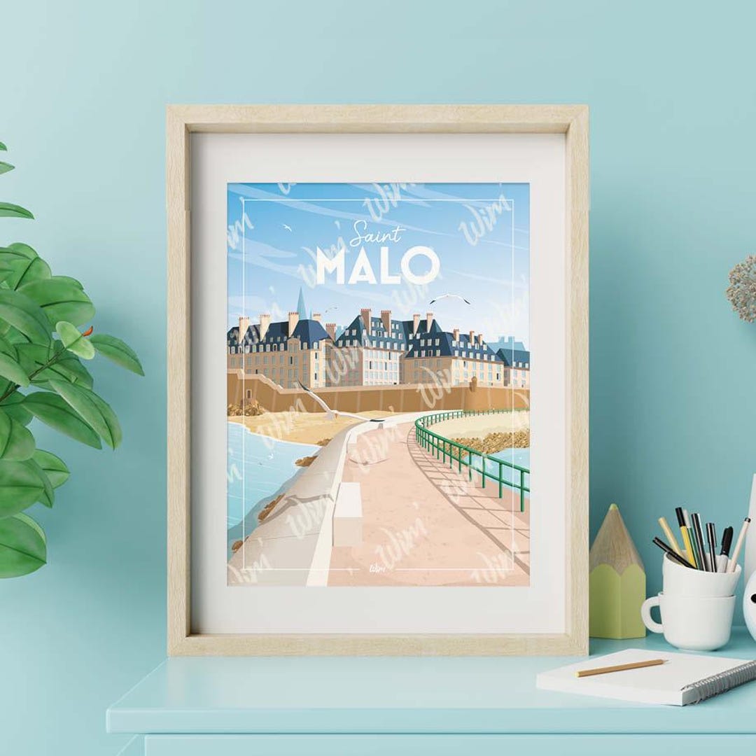 Saint-malo Poster - Etsy
