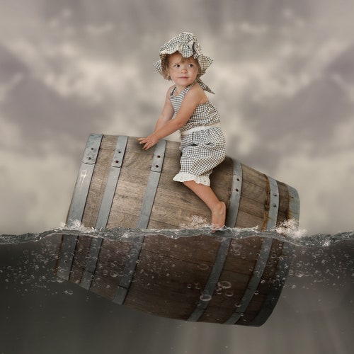 Floating Barrel Backdrop Background / Download for Photography - Etsy