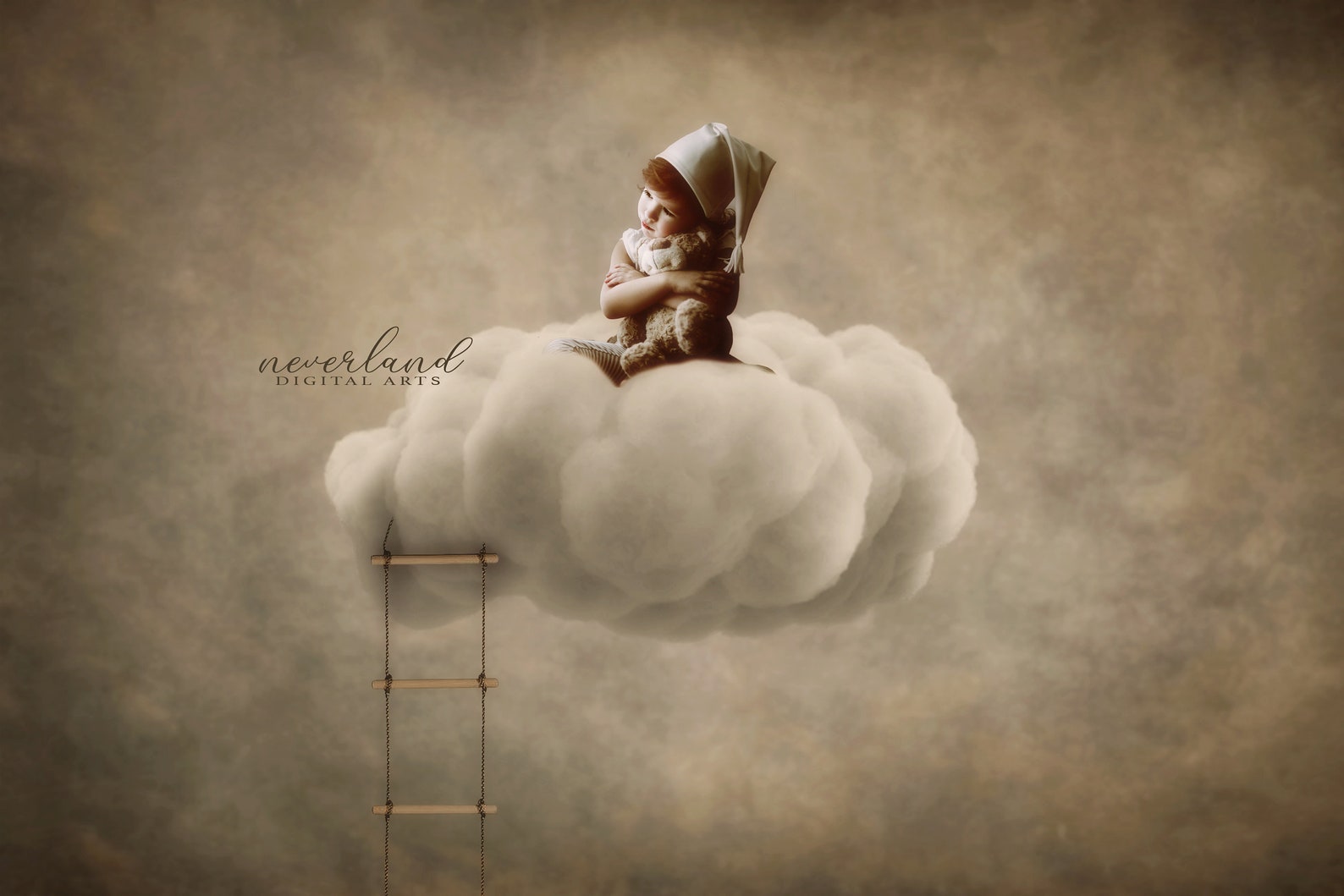 Cloud Dreams Backdrop Background / Newborn Photography Backdrop ...