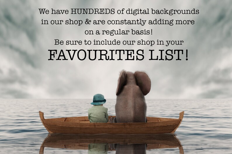 Noahs Ark Backdrop Digital Background for Photographers / Fantasy ...
