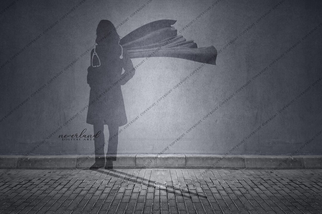 Doctor Nurse Shadow Digital Background / Photography Backgrounds for ...