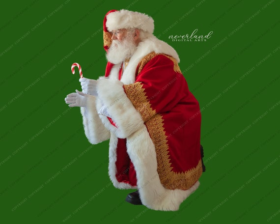 Santa Overlay / PNG Transparent / Christmas Background / - Etsy