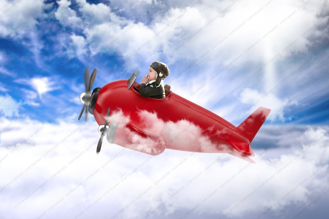 Airplane Backdrop Background / High Resolution / Digital Background for ...