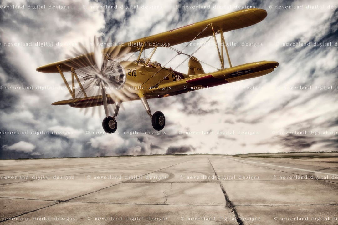 Airplane Backdrop Background / High Resolution / Digital Background for ...