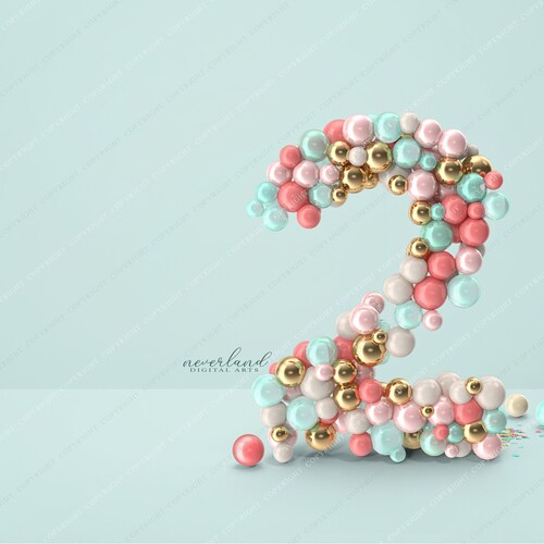 2nd Birthday Background for Photography Compositions / Digital - Etsy