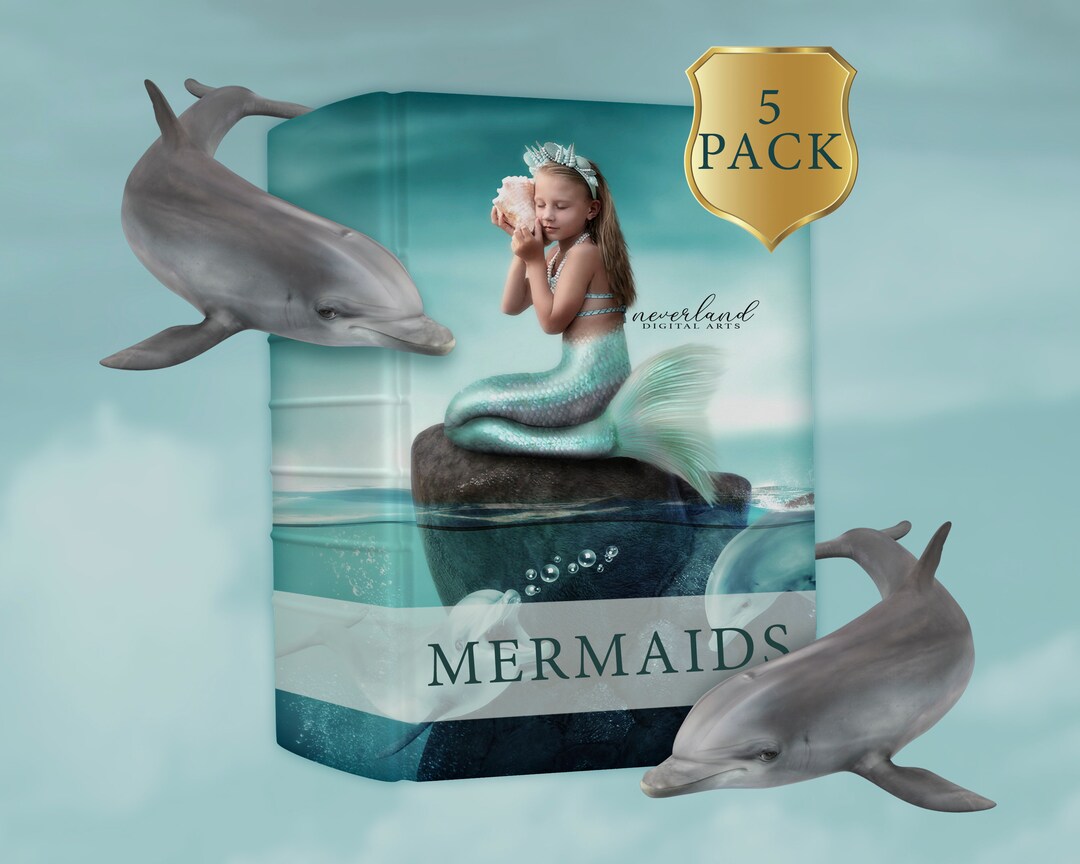5 PACK Mermaid Backgrounds for Photography | Photoshop | Backgrounds ...