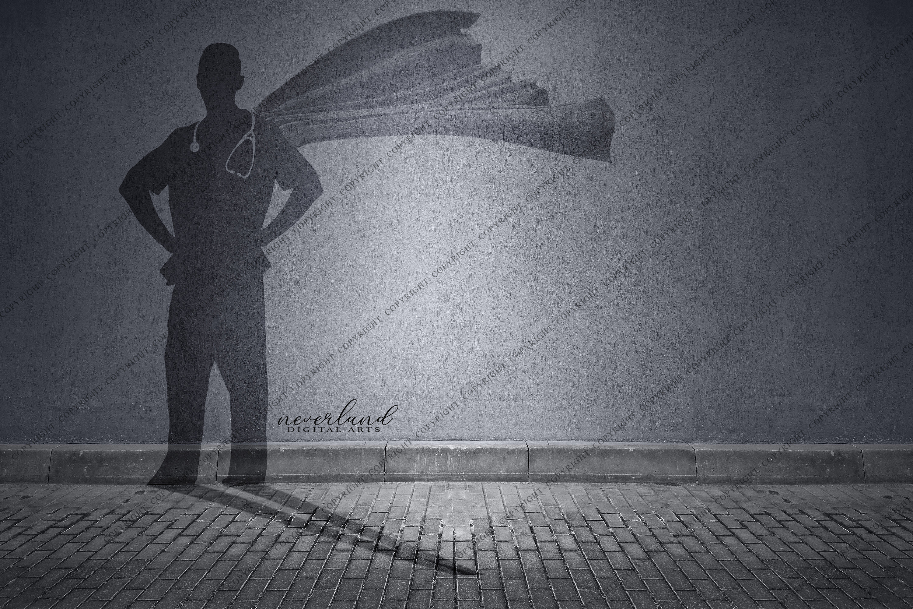 4 PACK Doctor Nurse Shadow Digital Background / Photography | Etsy