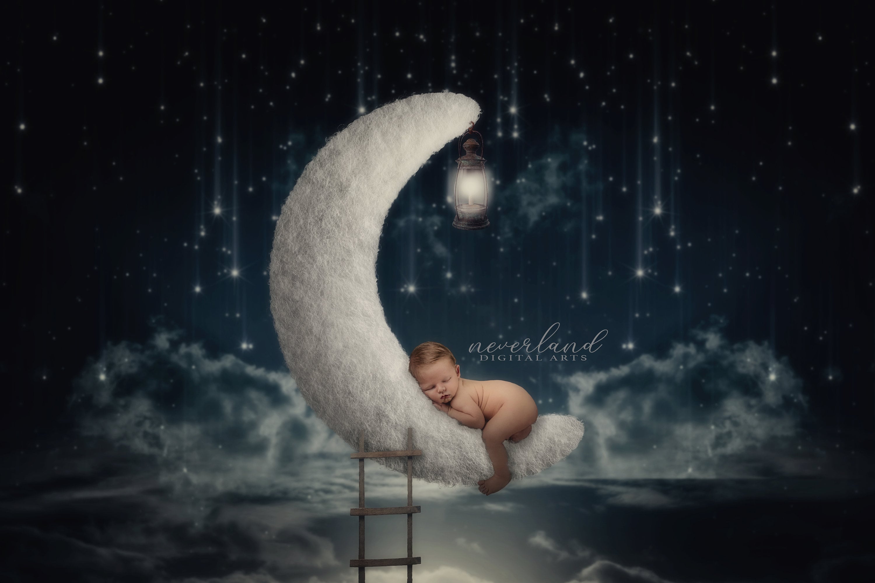 Newborn Photographer / Moon Prop / Shaggy Moon Background for - Etsy