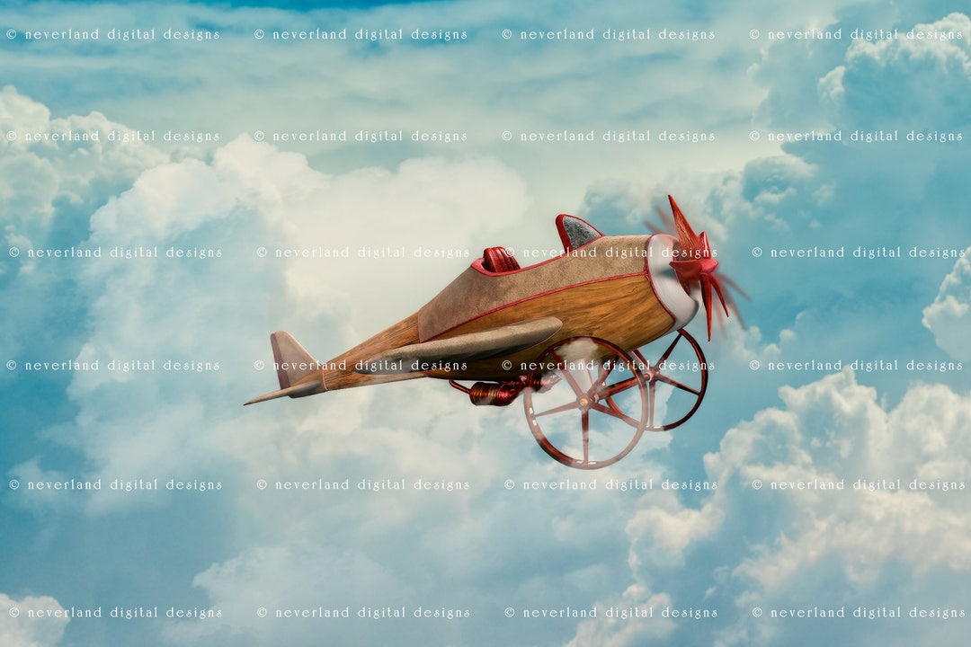 Airplane Backdrop Background / High Resolution / Digital Background for ...