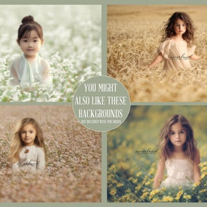 Jesus / Spring Meadow / Photography Background / Add Your Own Subject ...