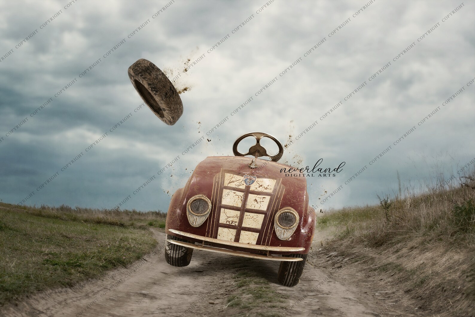 2 PACK Sunday Drive Digital Background / Valentines Photography ...