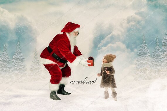 Presents From Santa / Winter Background for Photography | Etsy