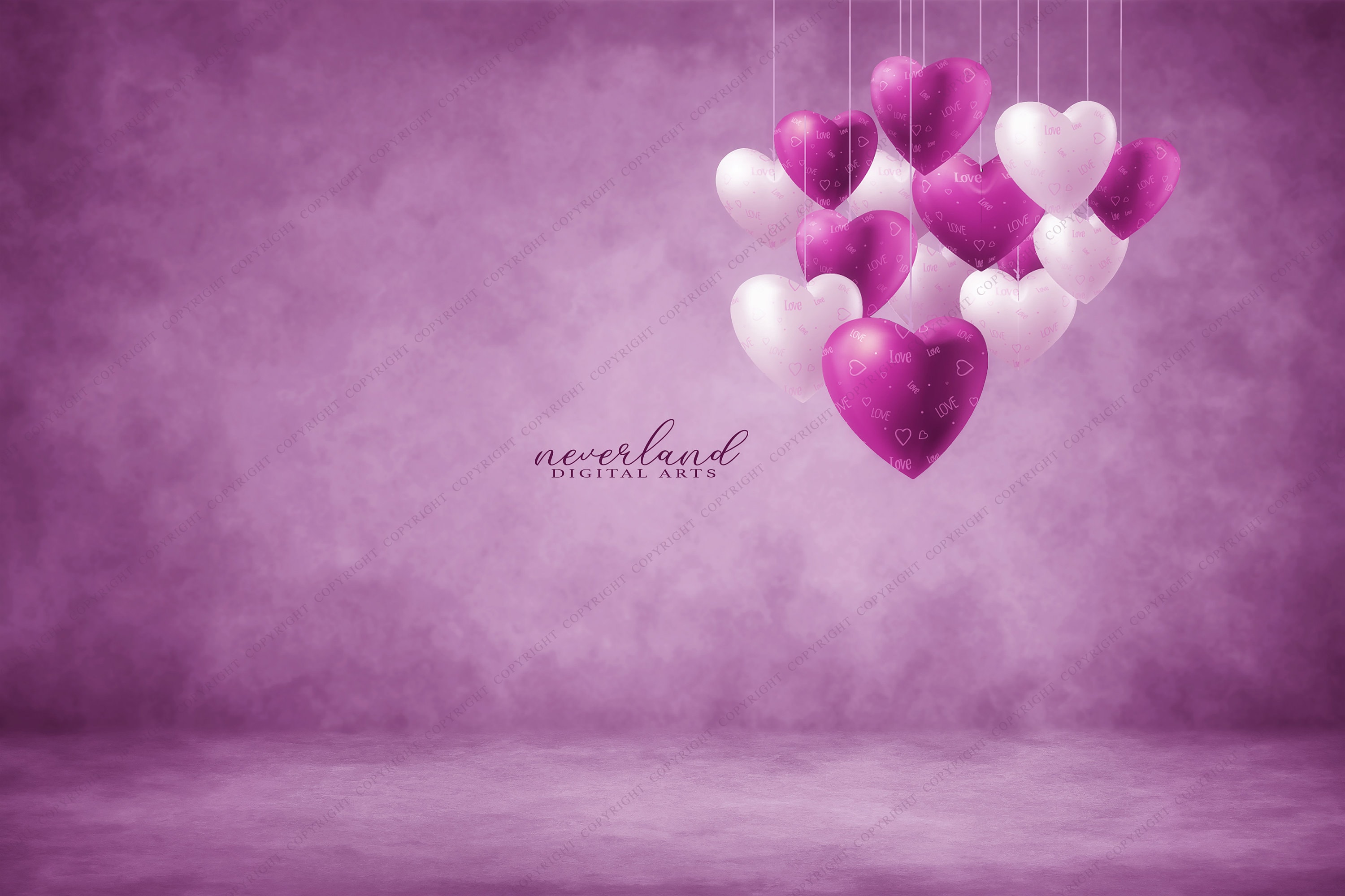 Valentine Composite Digital Background / Backgrounds & | Etsy