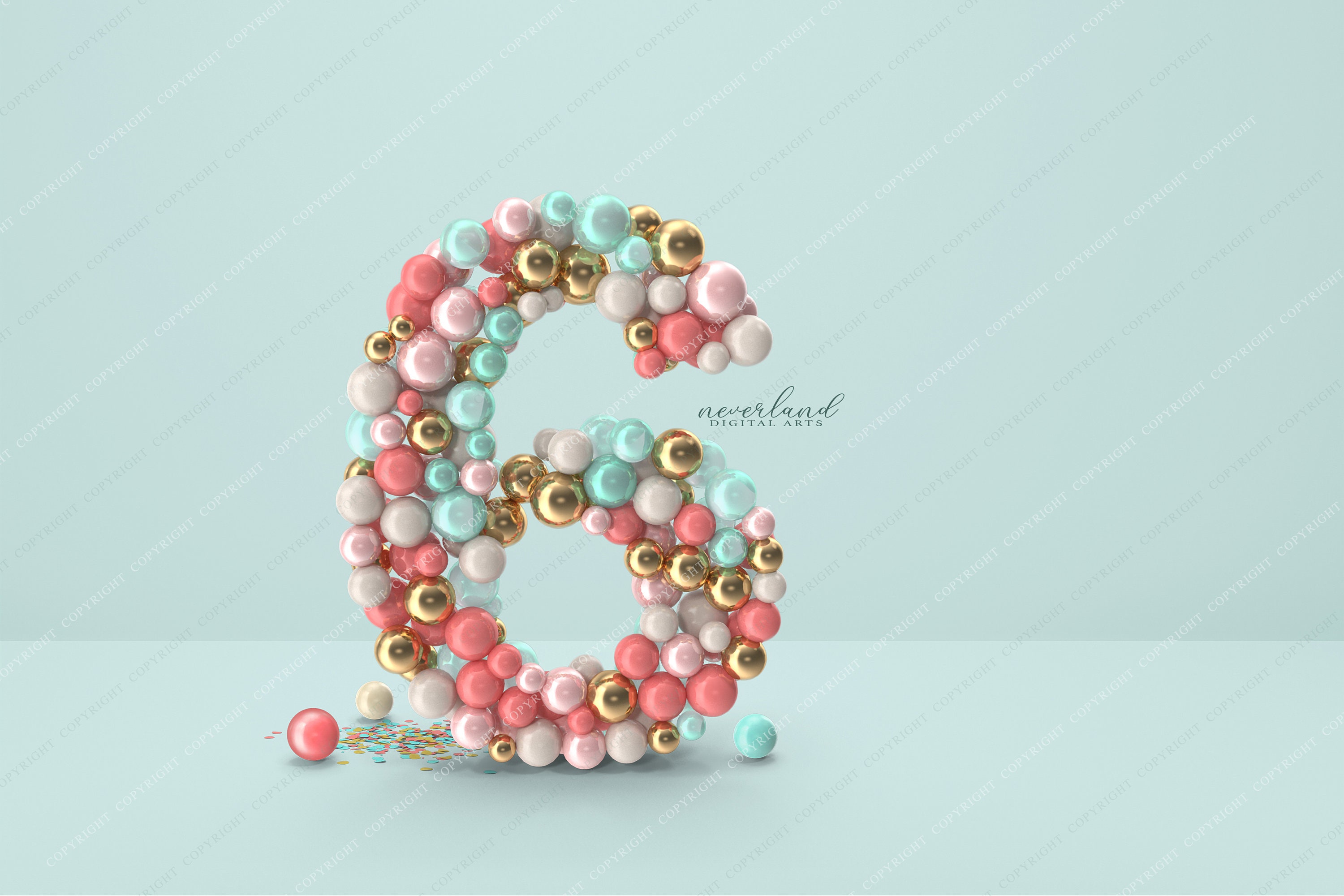 6th Birthday Background for Photography Compositions / Digital | Etsy