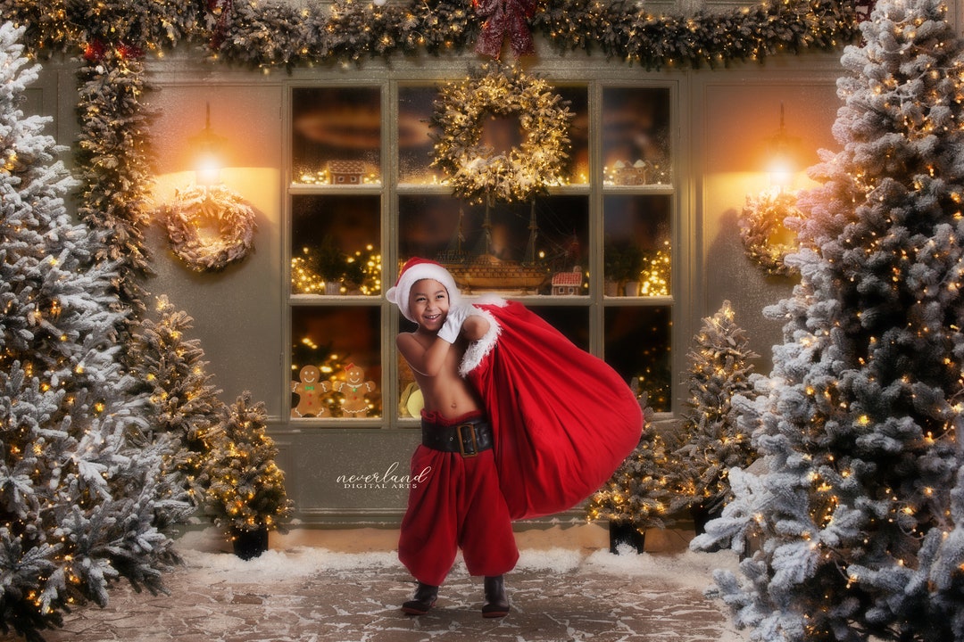 Christmas Shop Background for Photography Composites / Christmas ...
