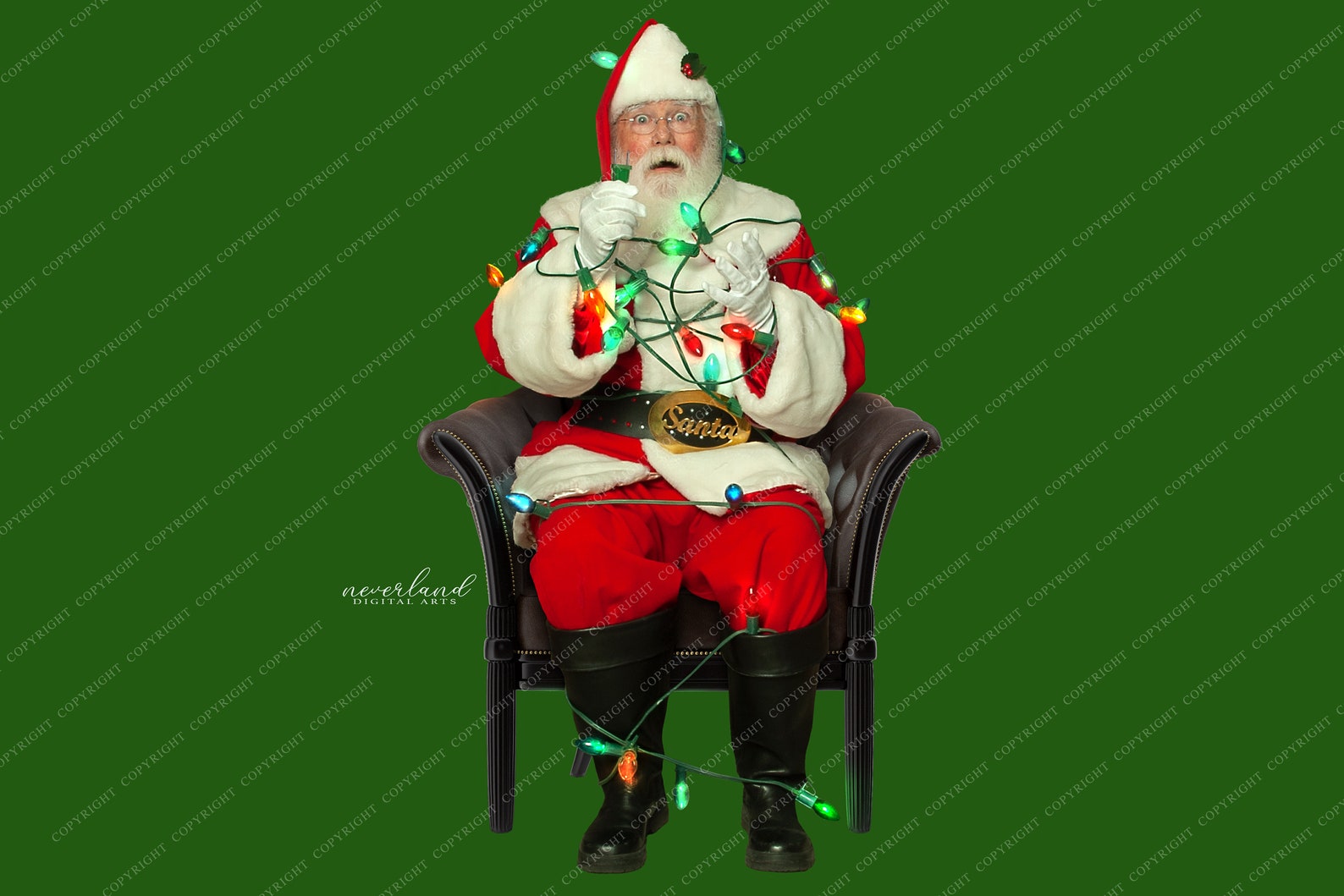 Santa Overlay / PNG Transparent Christmas Background for - Etsy
