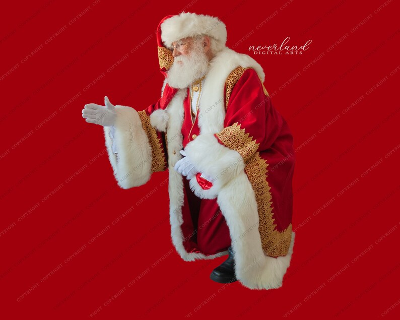 Santa Overlay / PNG Transparent / Christmas Background / - Etsy