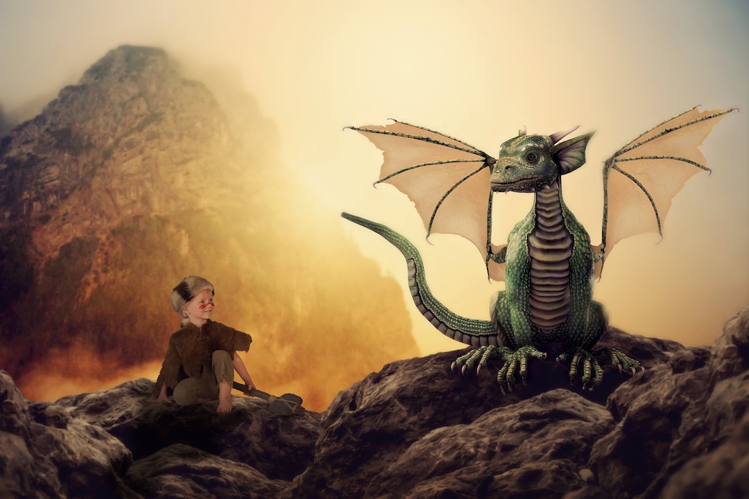 Dragon's Ledge Background for Photographers / Dragon Background Instant ...