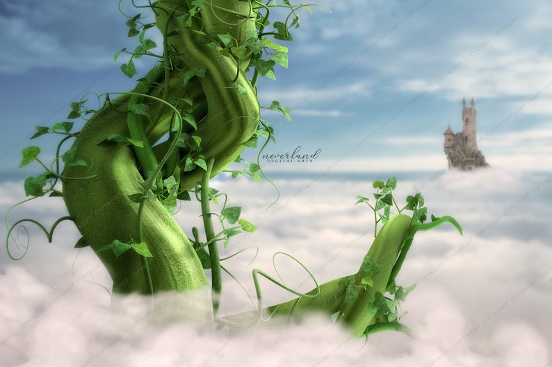 Jacks Beanstalk Digital Background for Photography - Etsy Australia