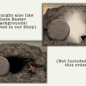 Empty Tomb Easter Backdrop Background / Jesus / Background for ...